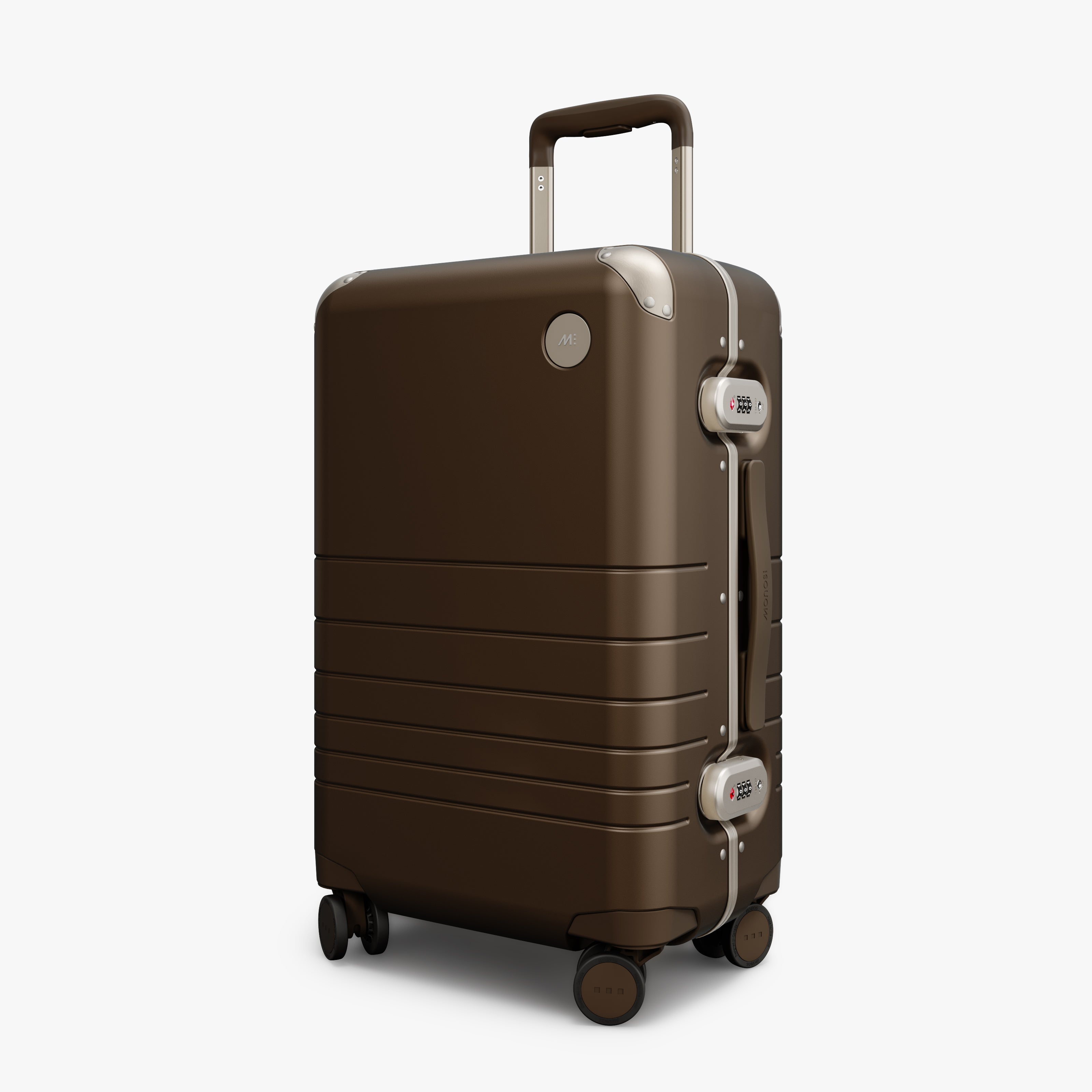 Hybrid Carry-On Luggage | Cabin Size Monos UK Aluminum Suitcases