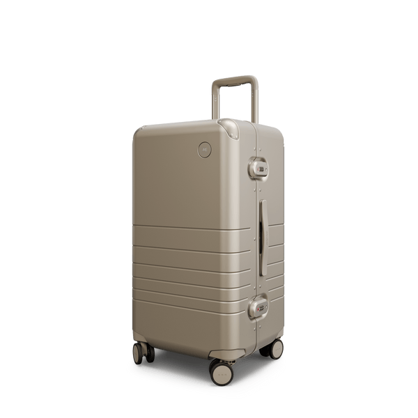 Hybrid Trunk Medium Check-In Luggage | Aluminum Suitcases – Monos ...