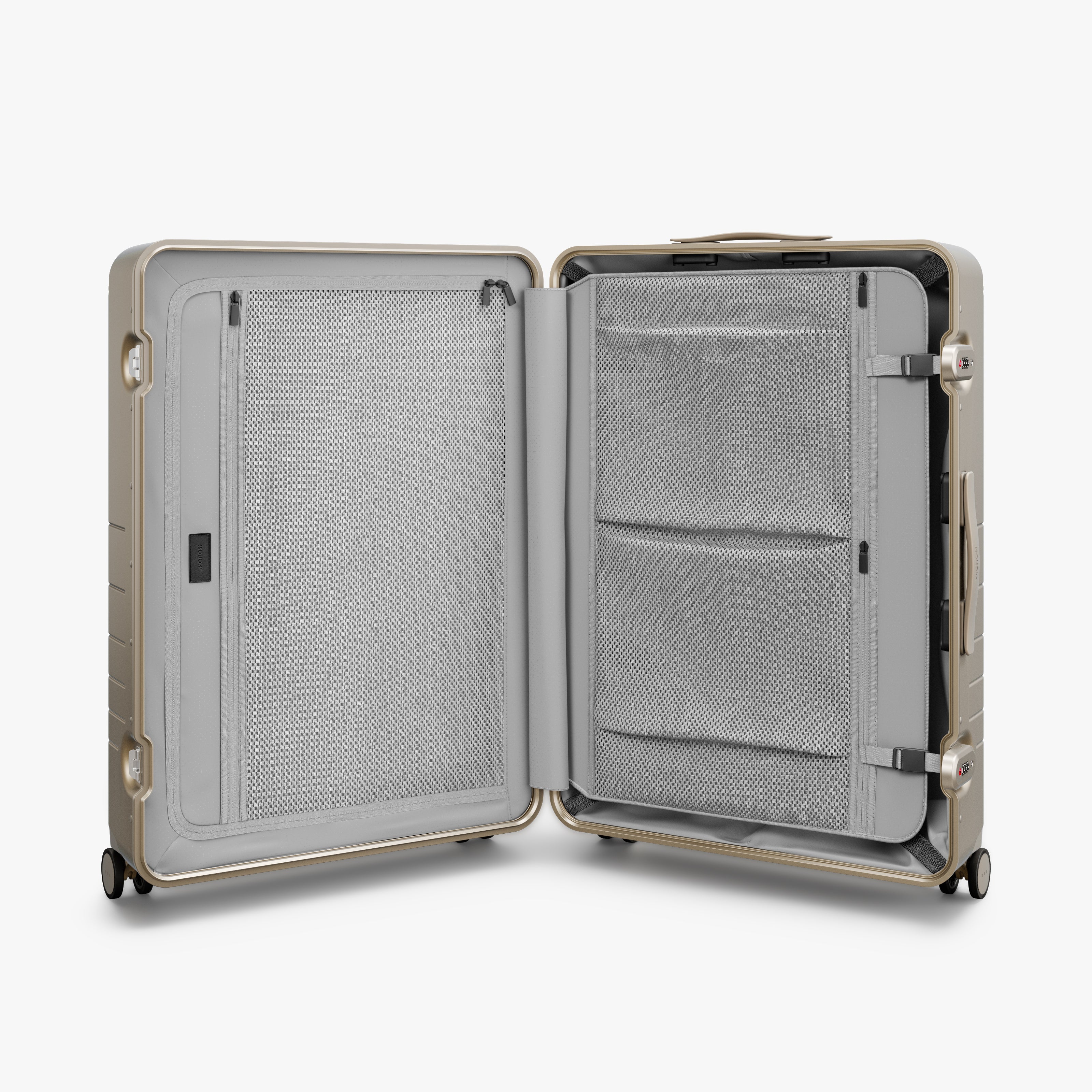 Hybrid Check-In Large Luggage | Monos UK Aluminum Suitcases