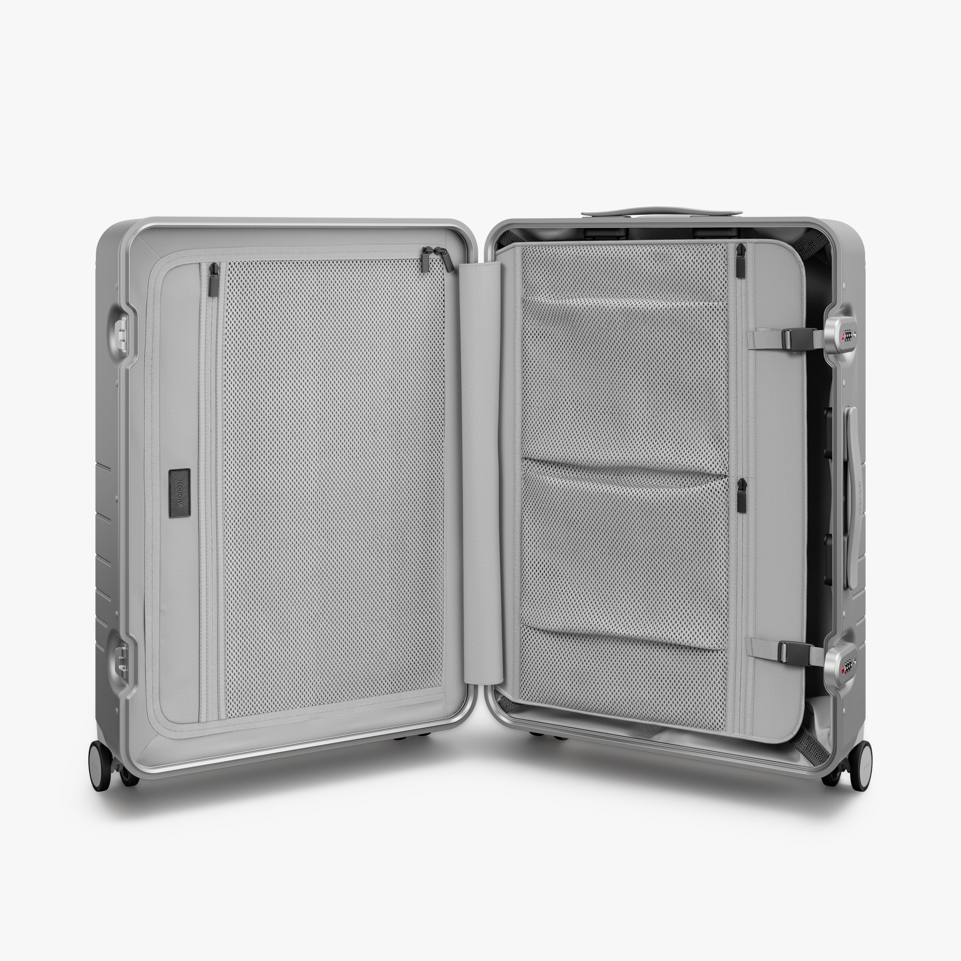 Hybrid Check-In Medium Luggage | Monos UK Aluminum Suitcases – Monos ...