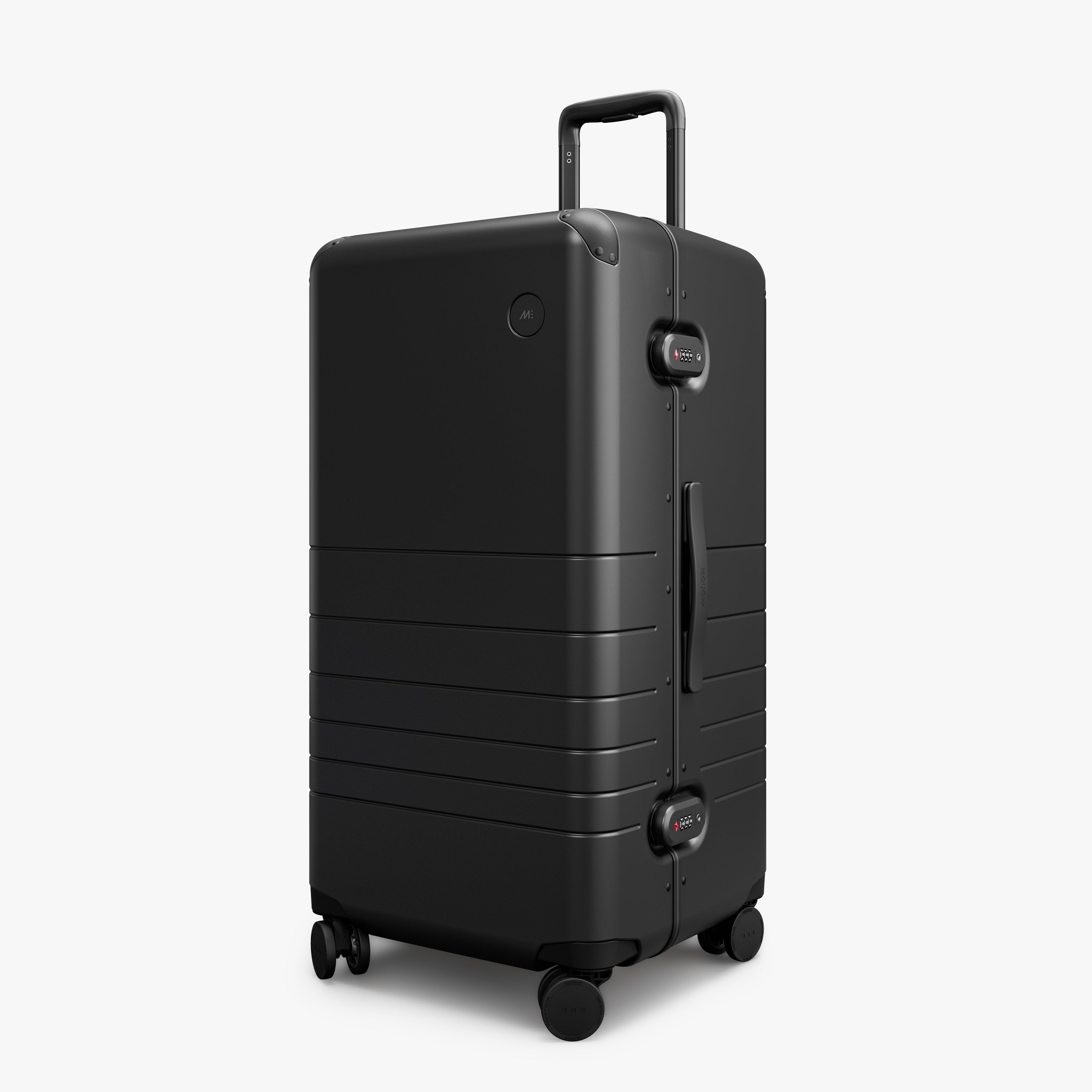 Hybrid Trunk Check-In Luggage | Monos UK Aluminum Suitcases
