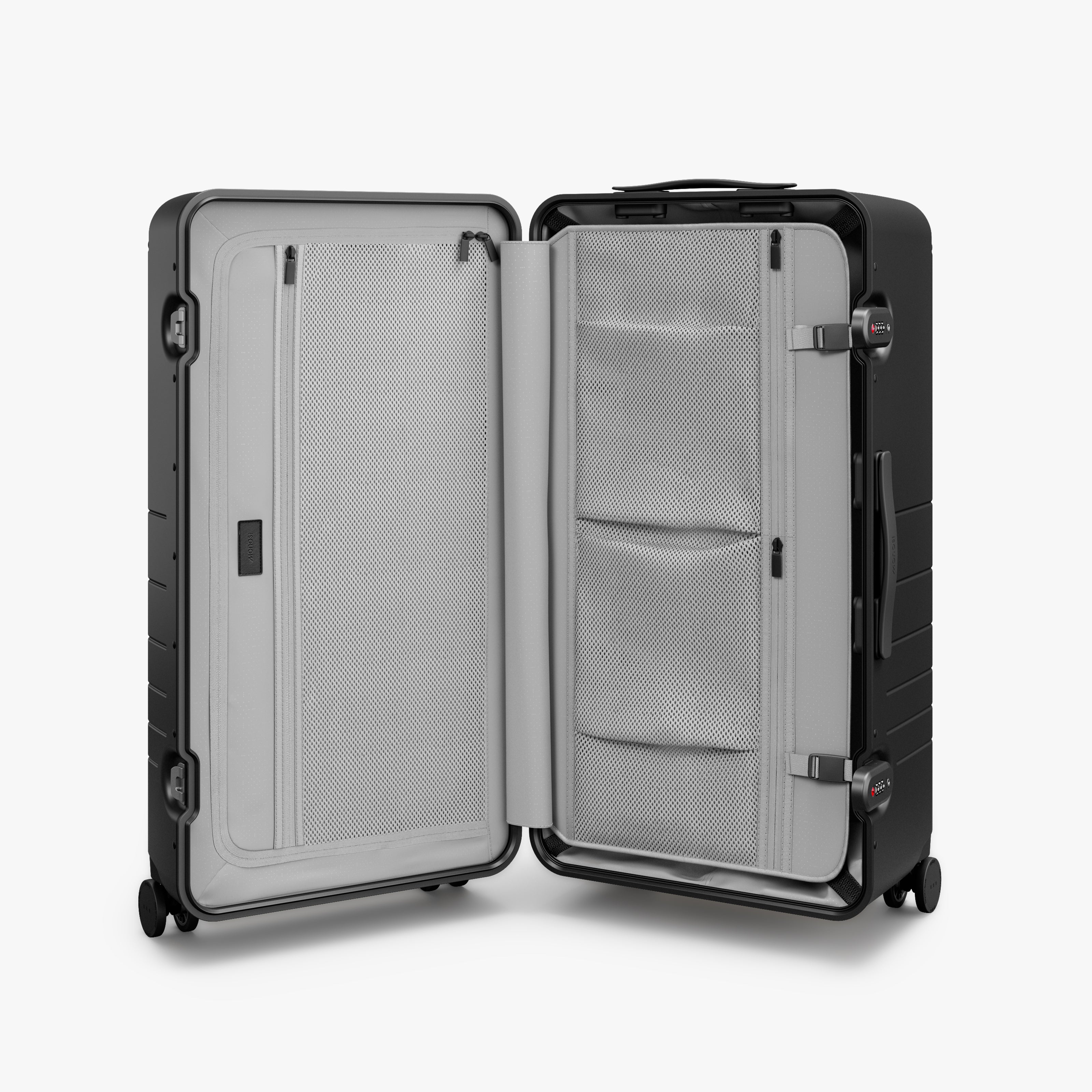 Hybrid Trunk Check-In Luggage | Monos UK Aluminum Suitcases