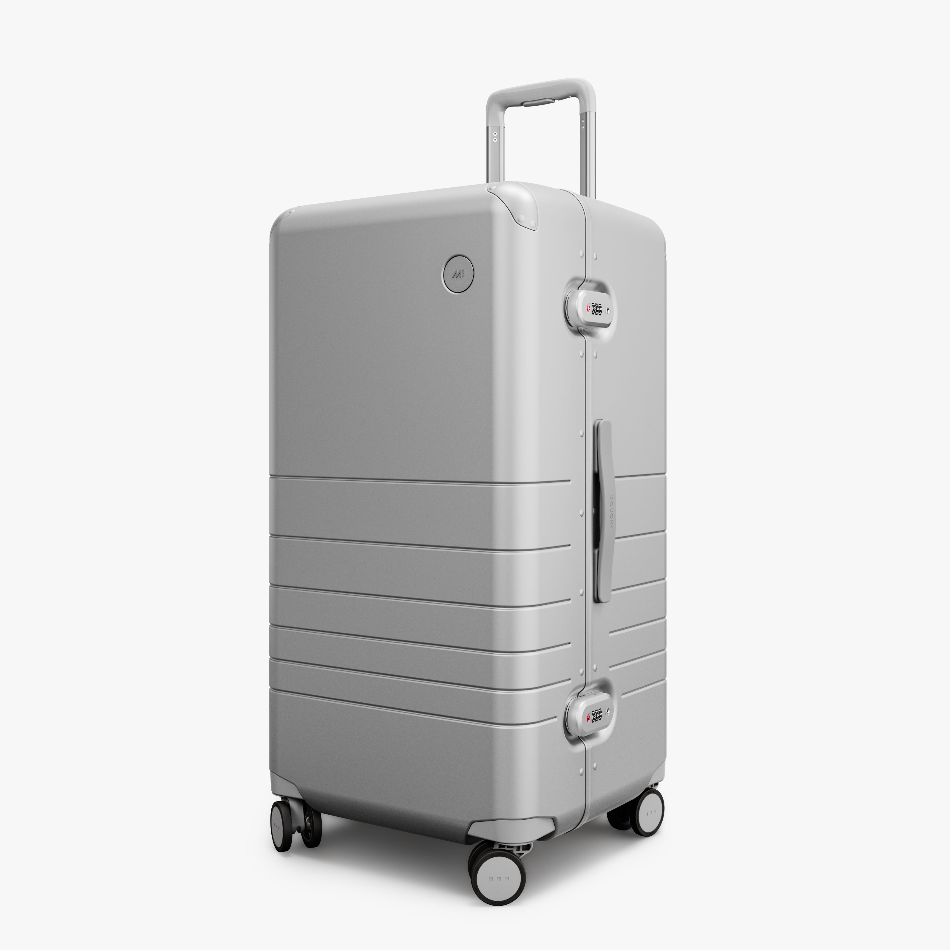 Hybrid Trunk Check-In Luggage | Monos UK Aluminum Suitcases