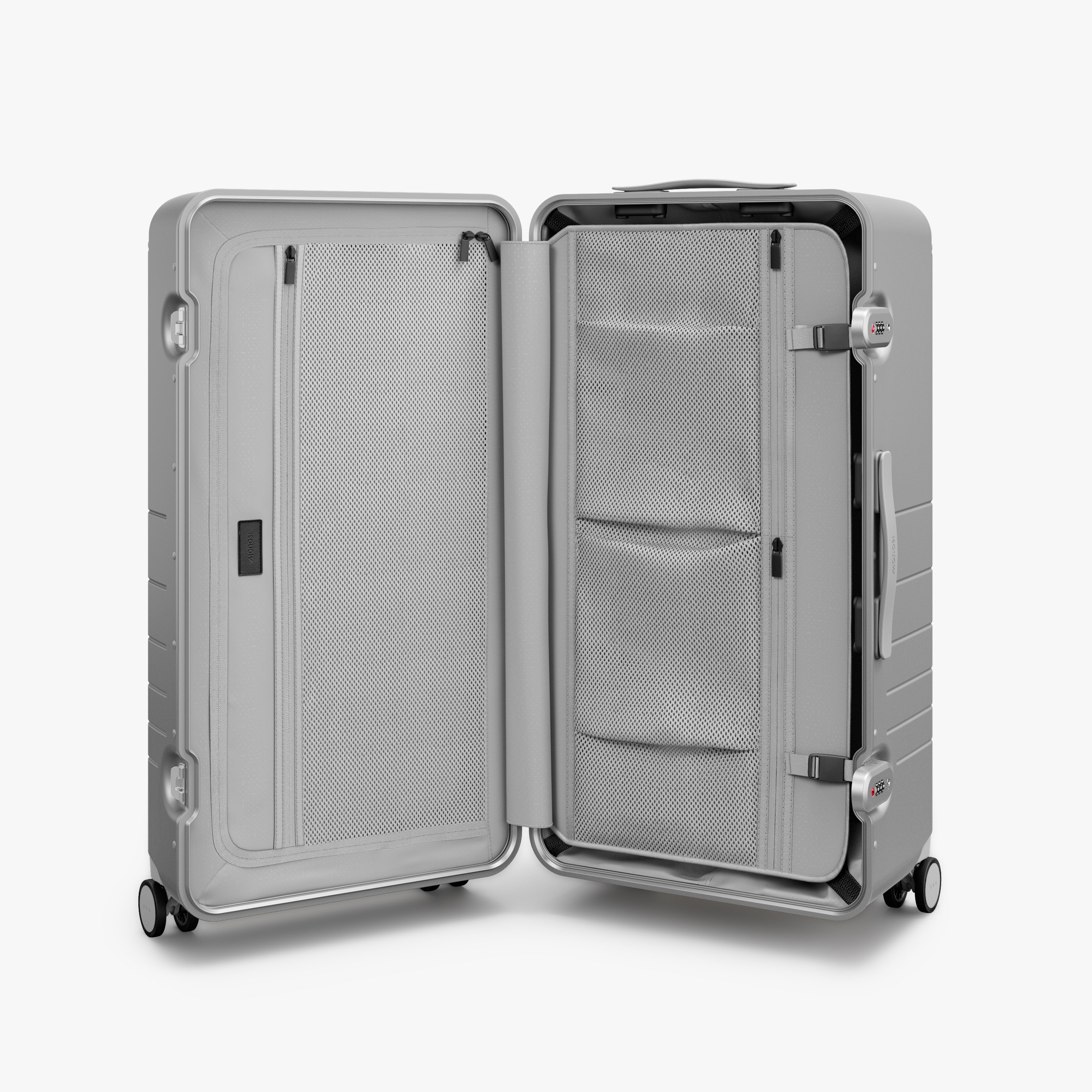 Hybrid Trunk Check-In Luggage | Monos UK Aluminum Suitcases – Monos ...